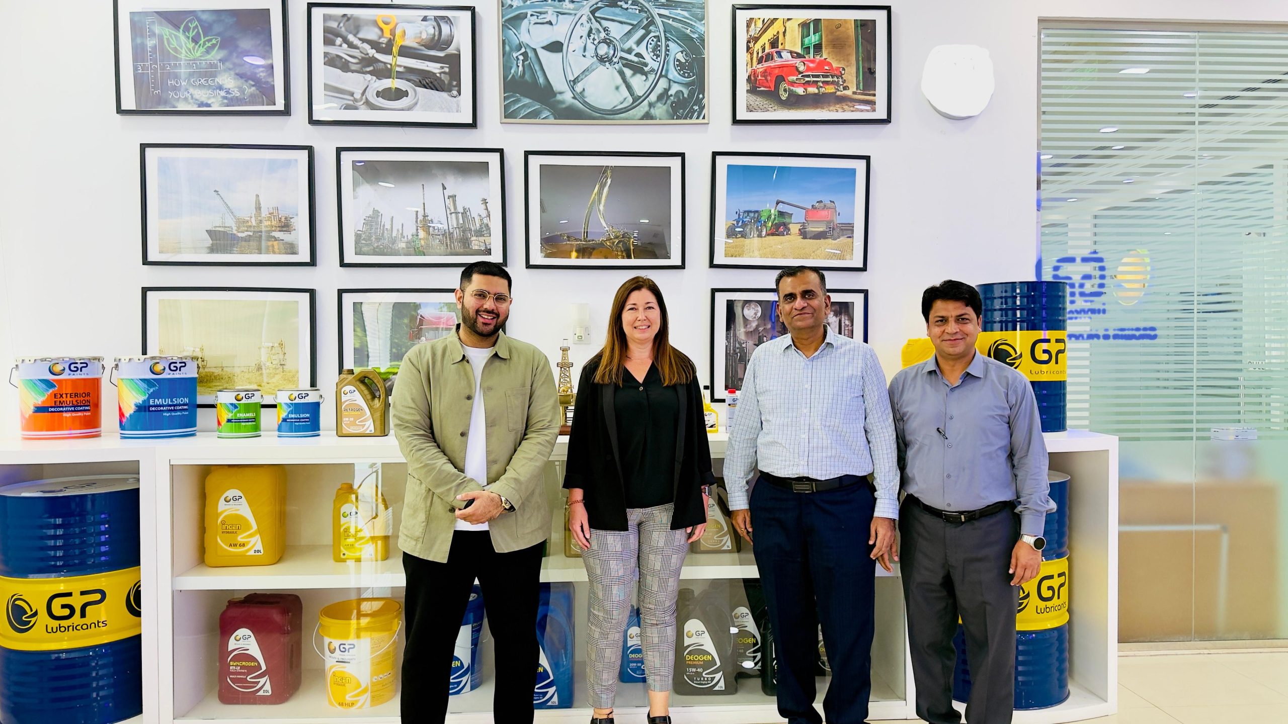 Afton Chemical’s Management Team Visits GP Lubricants Blending Plant - GP Lubricants