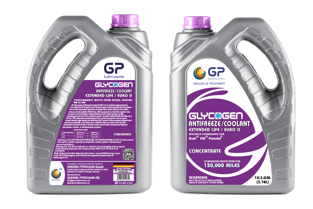 GP GLYCOGEN ANTIFREEZE & COOLANTS EURO II - GP Lubricants