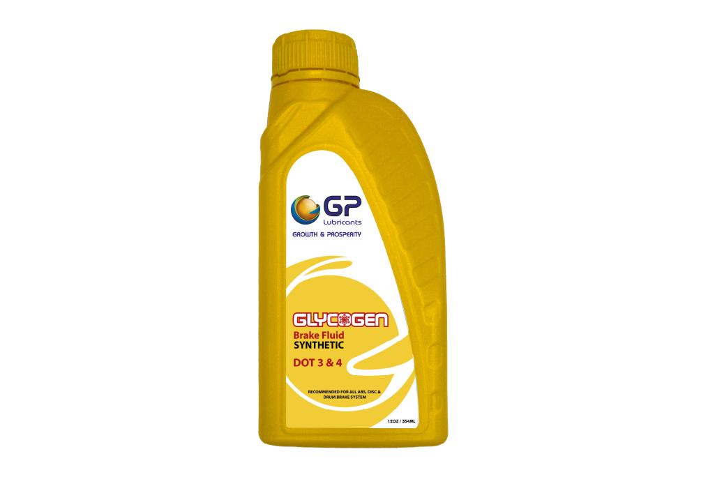 GP GLYCOGEN SYNTHETIC BRAKE FLUID DOT 3 & 4 - GP Lubricants